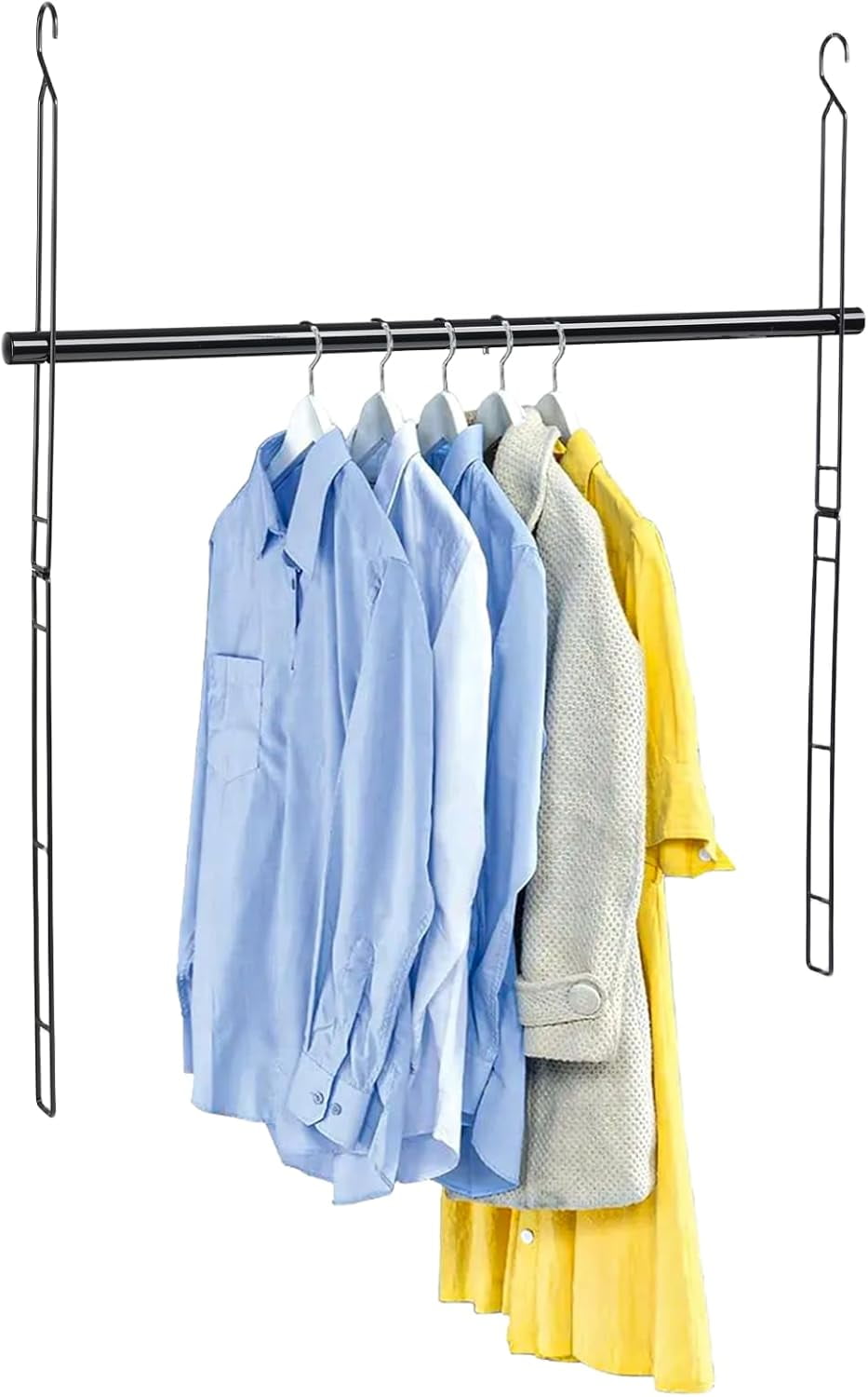 Closet Extender Hanging Rod 31.9in Closet Hanging Rod Heavy Duty Closet ...
