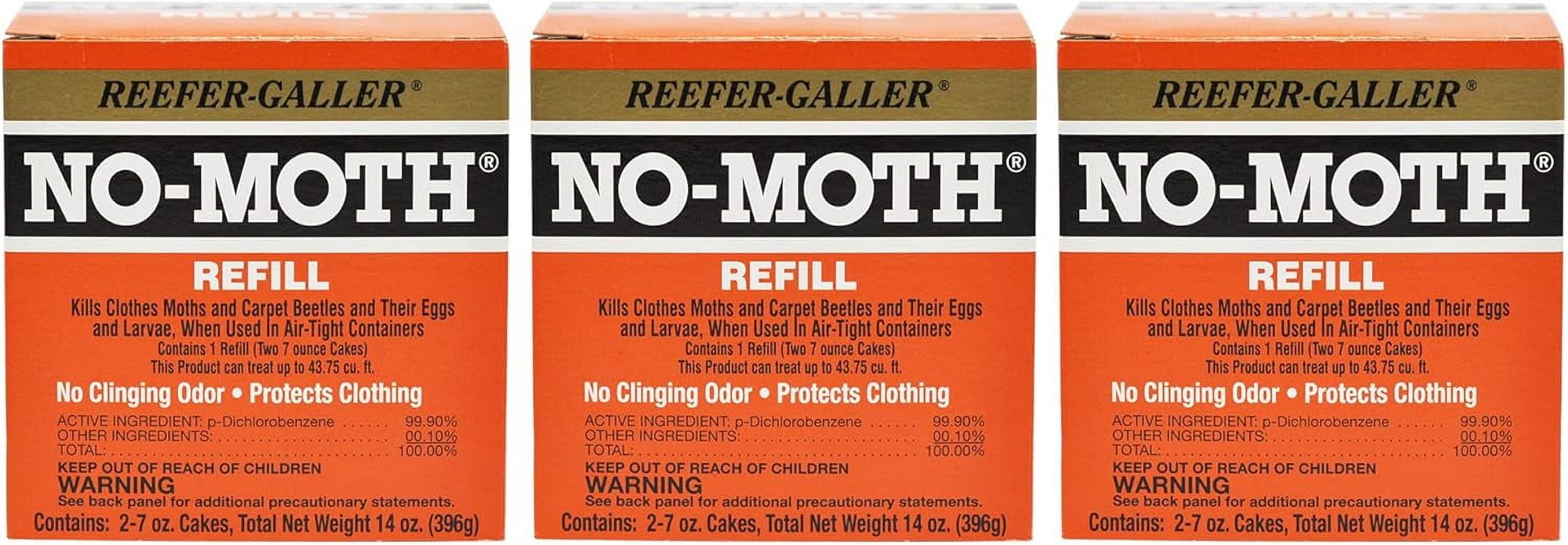 Closet Hanger Refills - Moth Cakes for Hanger Storage, Non-Odorous Moth ...