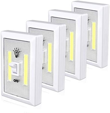 Closet Light, Battery Operated Tap Light, Super Bright Switchlight ...