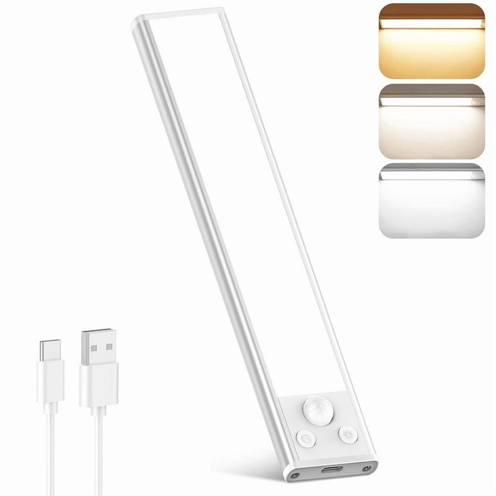 Closet Lights, 4 Pack LED Rechargeable Under Cabinet Lighting Wireless ...