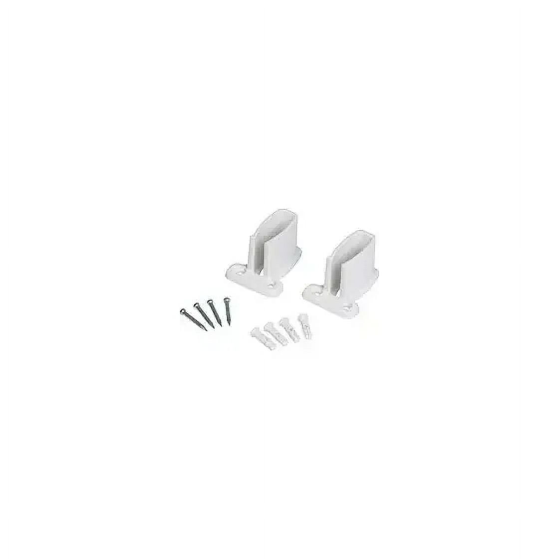 Closet Maid 71926 Wall Brackets Resin White 2 Pack, Each - Walmart.com