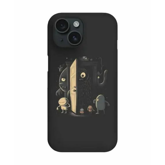 Closet Monsters Spooky Horror Cute Art Phone Case for iPhone 16 15 14 ...