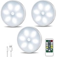 Closet Motion Sensor Step Lights, Operated Puck Lights, Dimmable Under ...