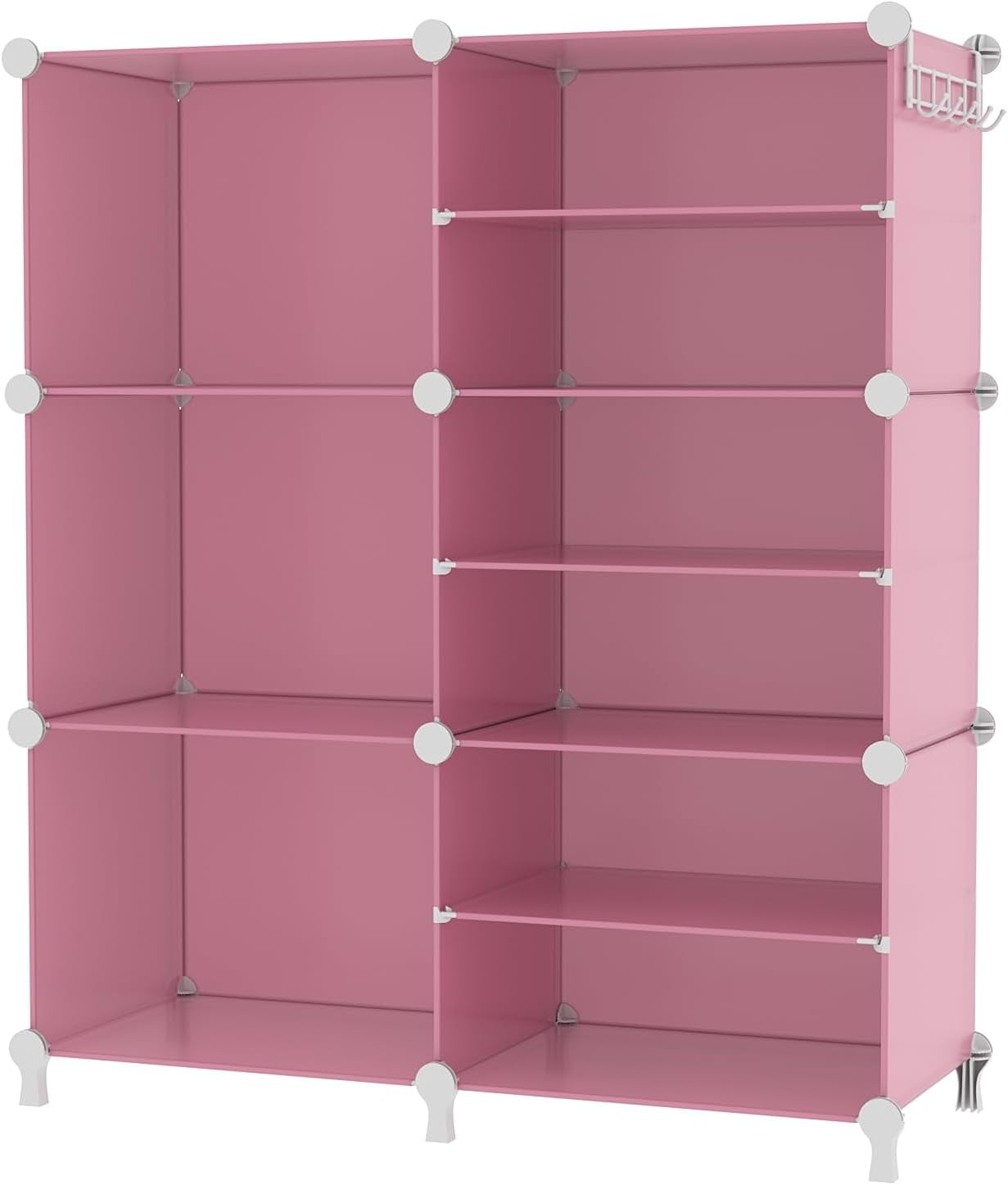 Closet Organizer 6 Cube Storage Shelves Portable Closet Clothes ...