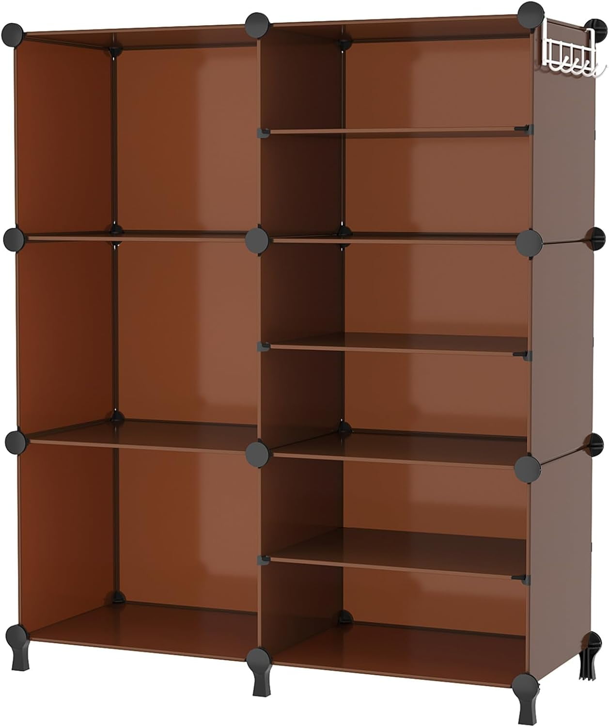 Closet Organizer 6 Cube Storage Shelves Portable Closet Clothes ...