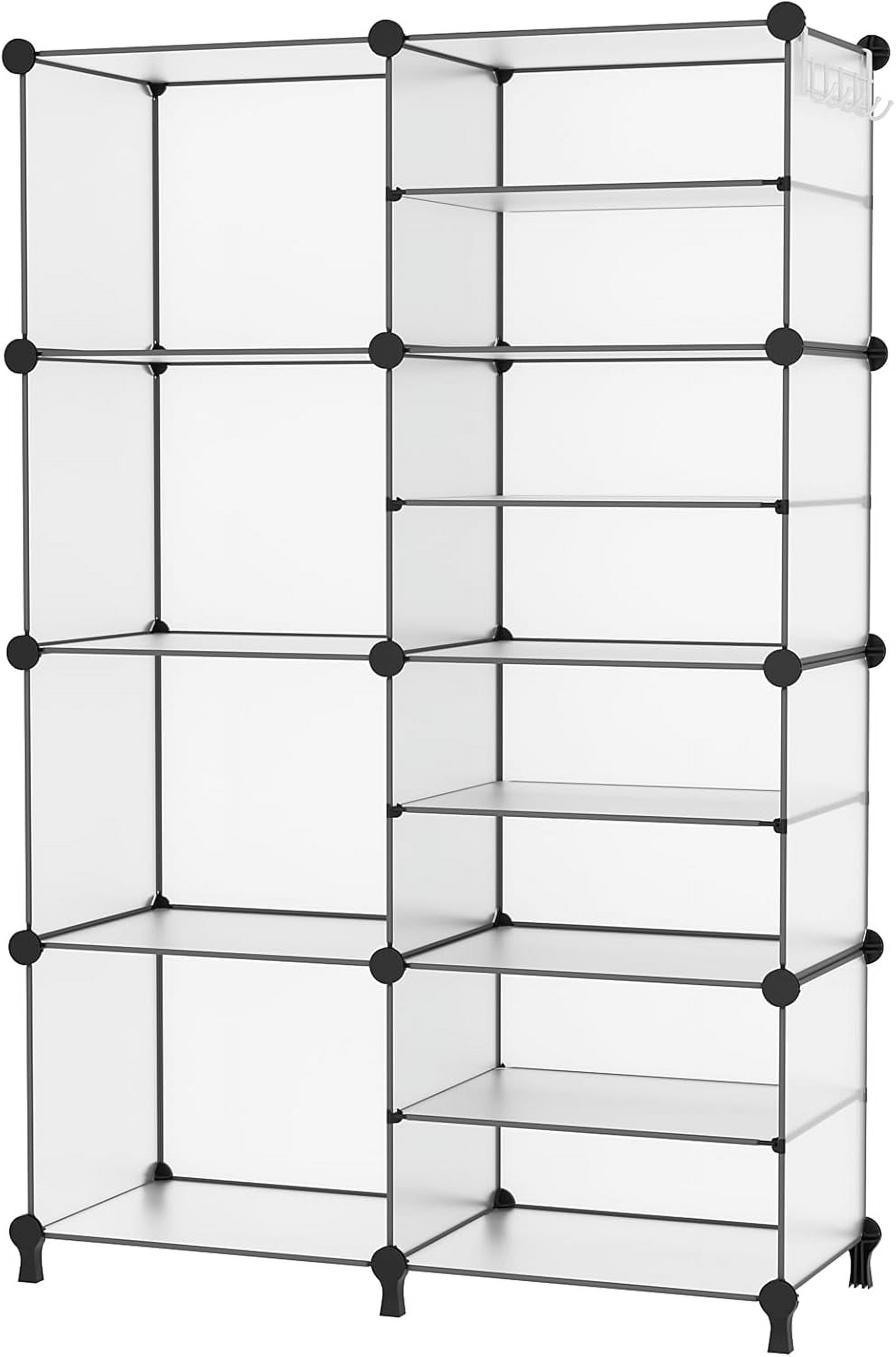 Closet Organizer 8 Cube Storage Shelves Clothes Organizers Closet ...