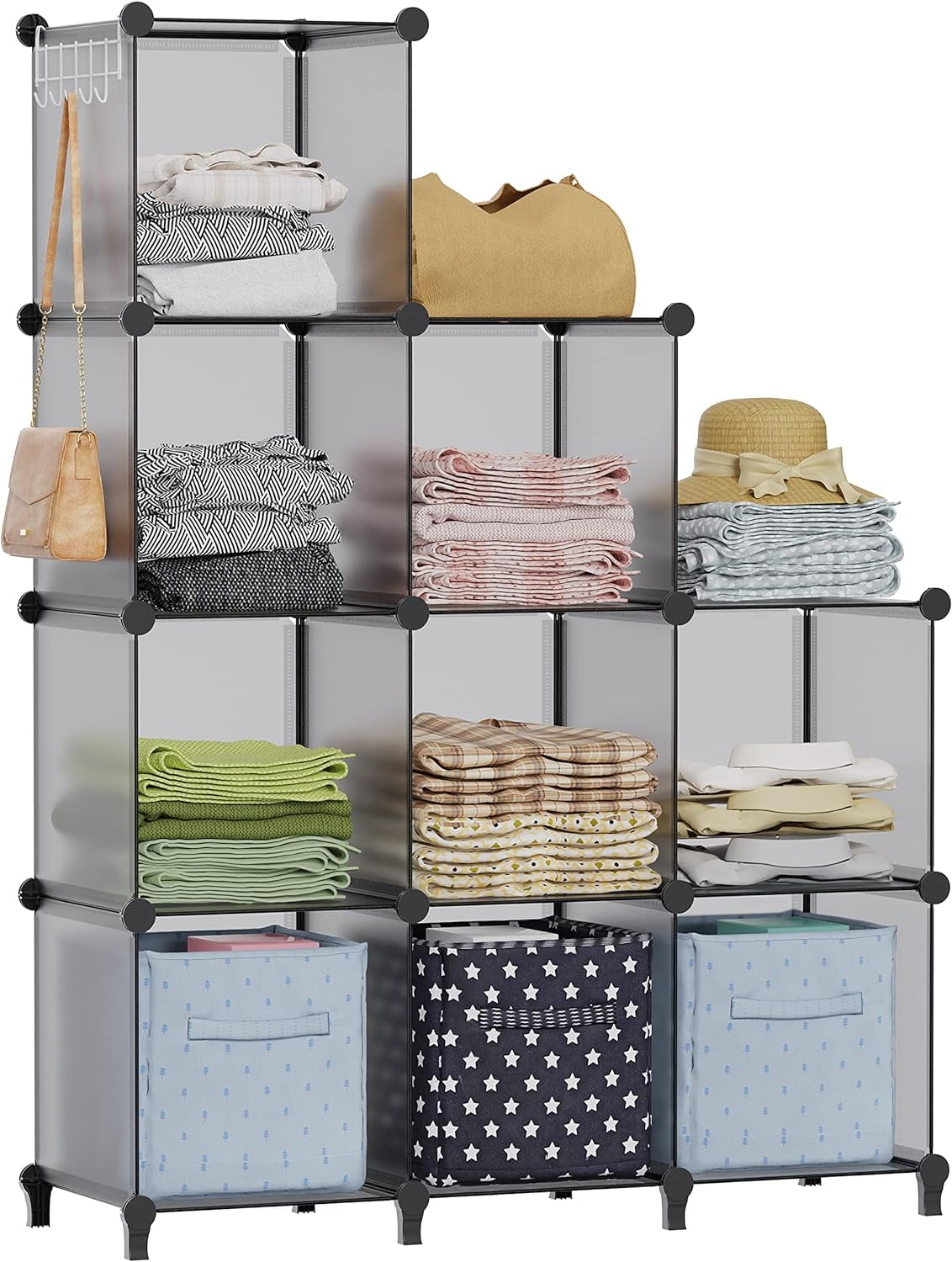 Closet Organizer, 9-Cube Closet Organizers and Storage, Cube Storage ...
