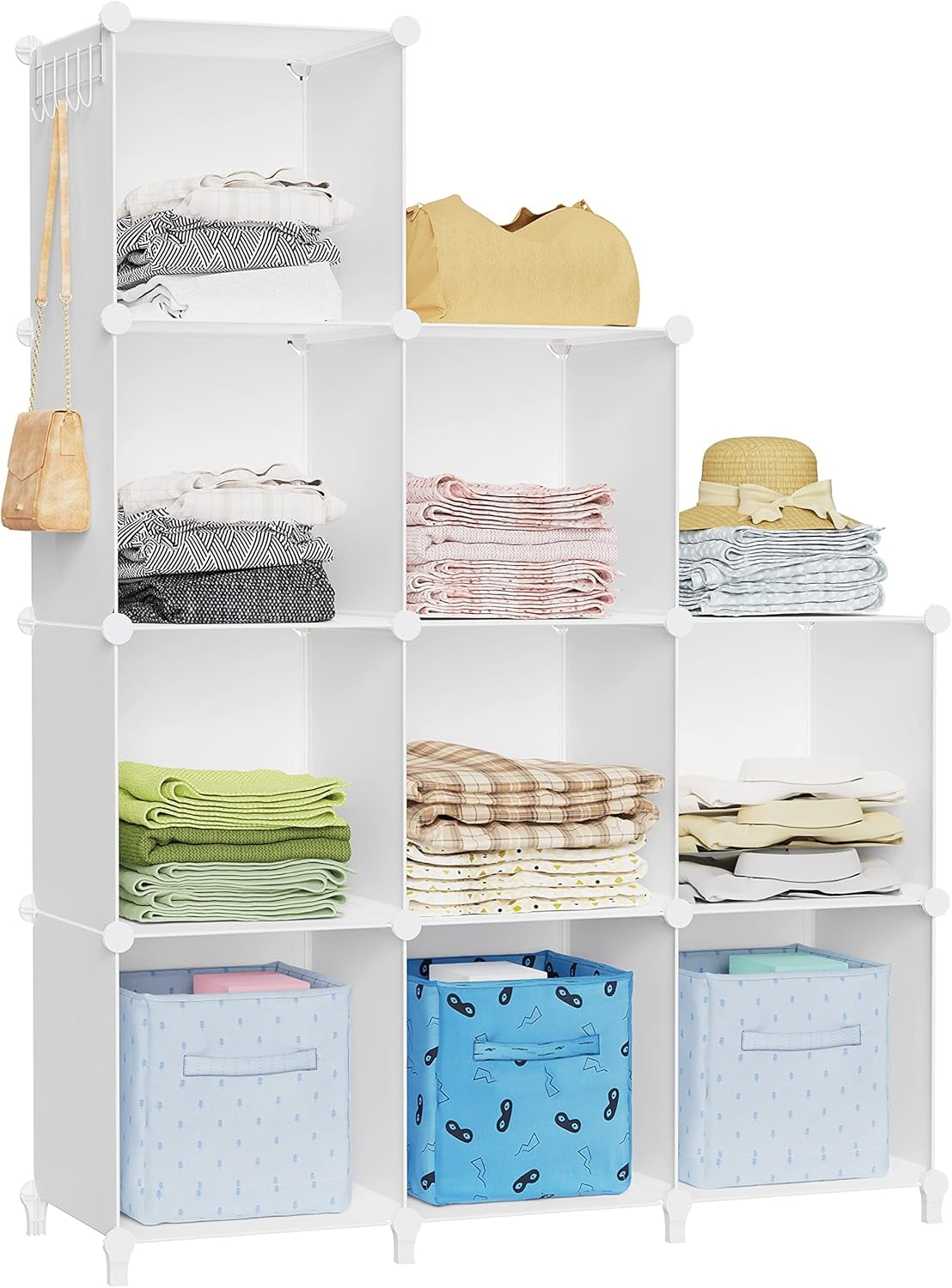 Closet Organizer, 9-Cube Closet Organizers and Storage, Cube Storage ...