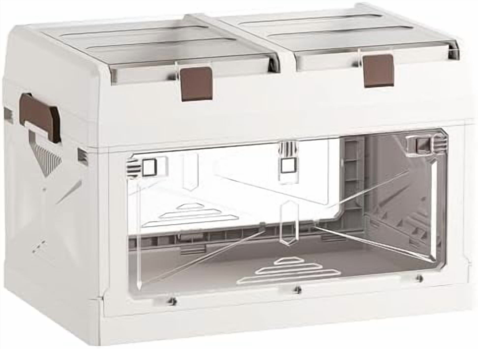 Closet Organizer and Storage Box, Large Essential Collapsible Plastic ...