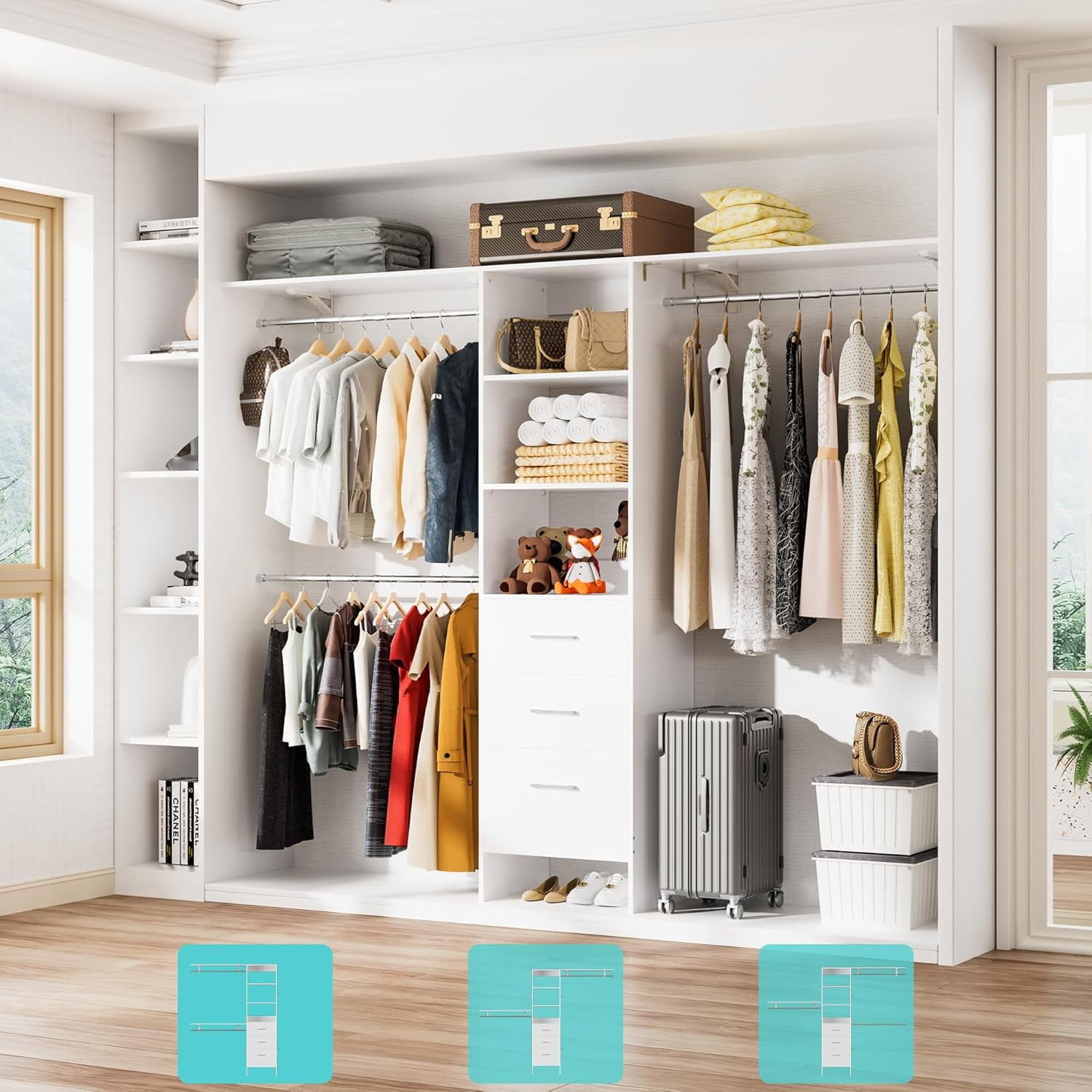 Closet Organizer System – Built in Closet Organizer Systems with ...