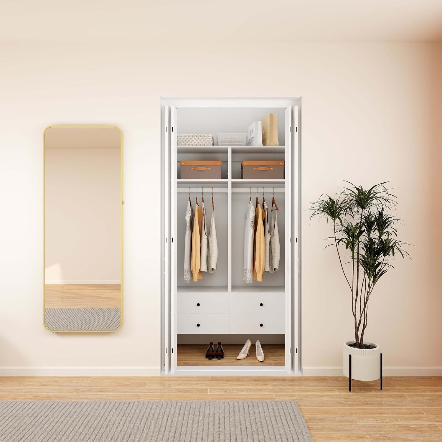 Closet Organizer System with Drawers,Walk in Closet Organizers and ...