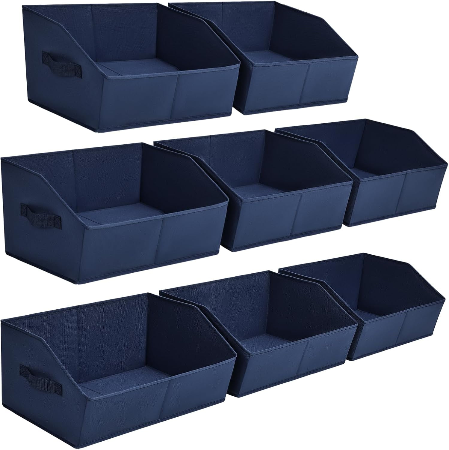 Closet Organizers Bins 6 Packs - Large Closet Shelf Organizer with ...