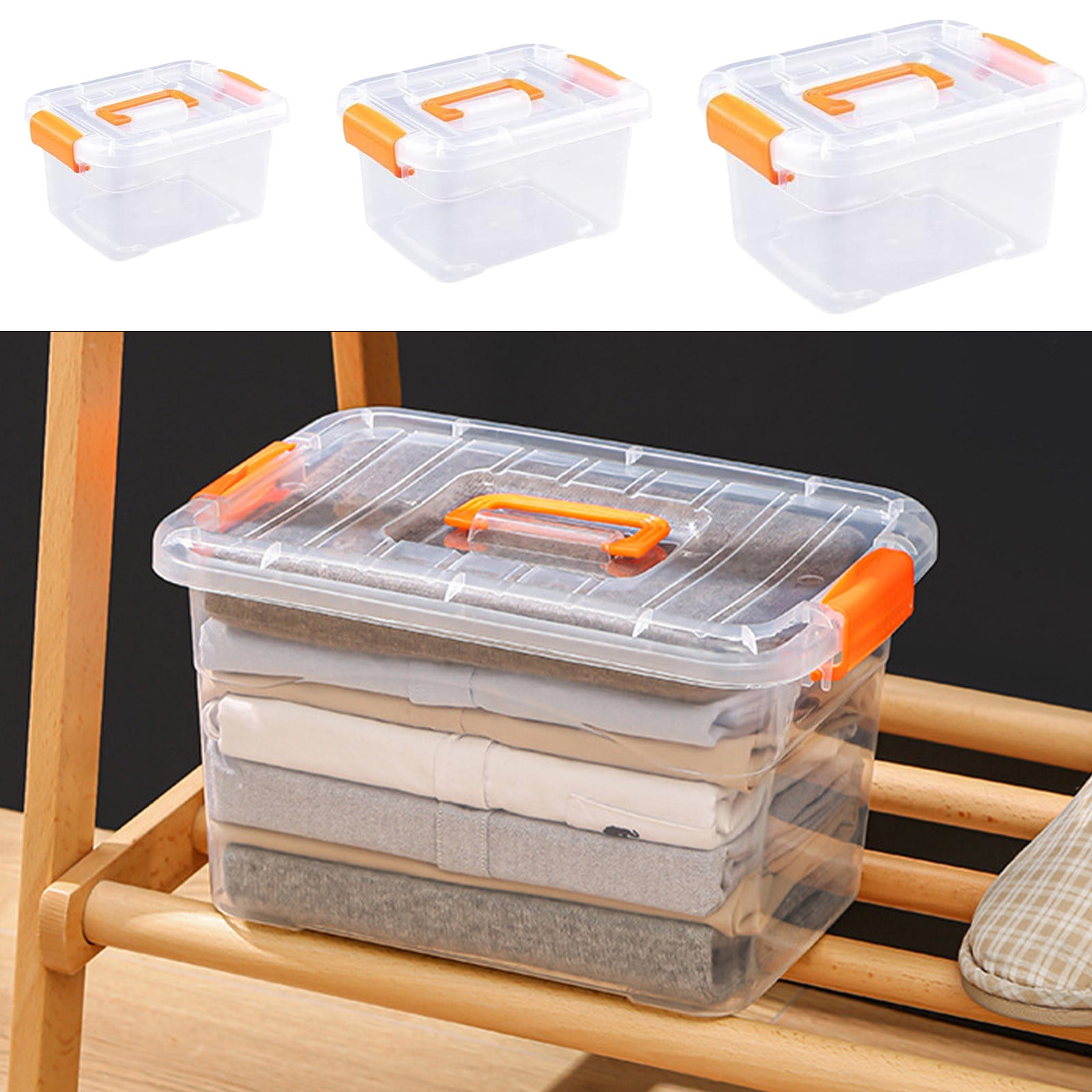 Closet Organizers And Storage,2pc Foldable Storage Box With Storage Box ...