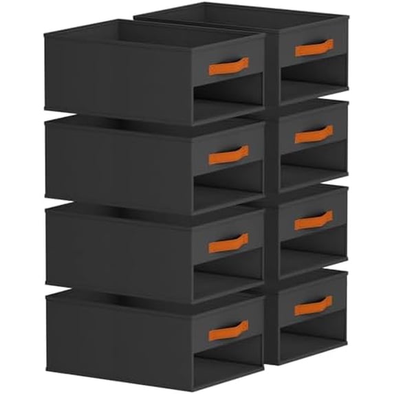 Closet Organizers and Storage - 8 Pack Storage Bins Baskets for ...