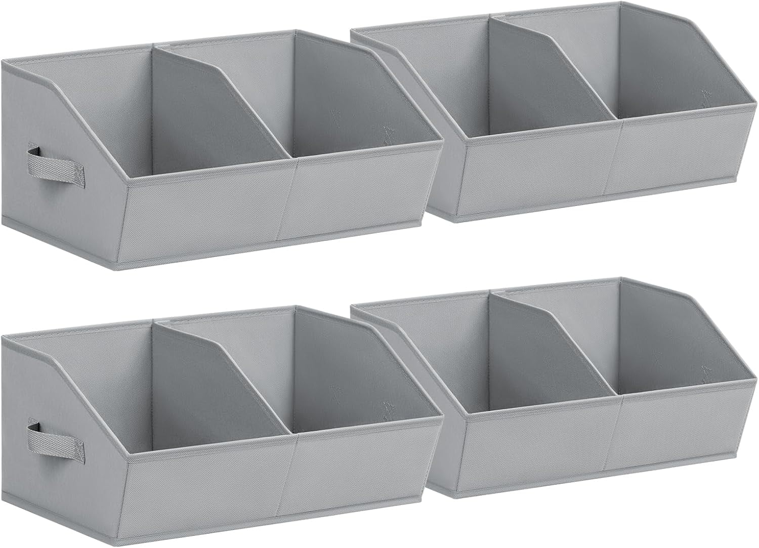 Closet Organizers and Storage Bins - 4 Pack Collapsible Divided ...