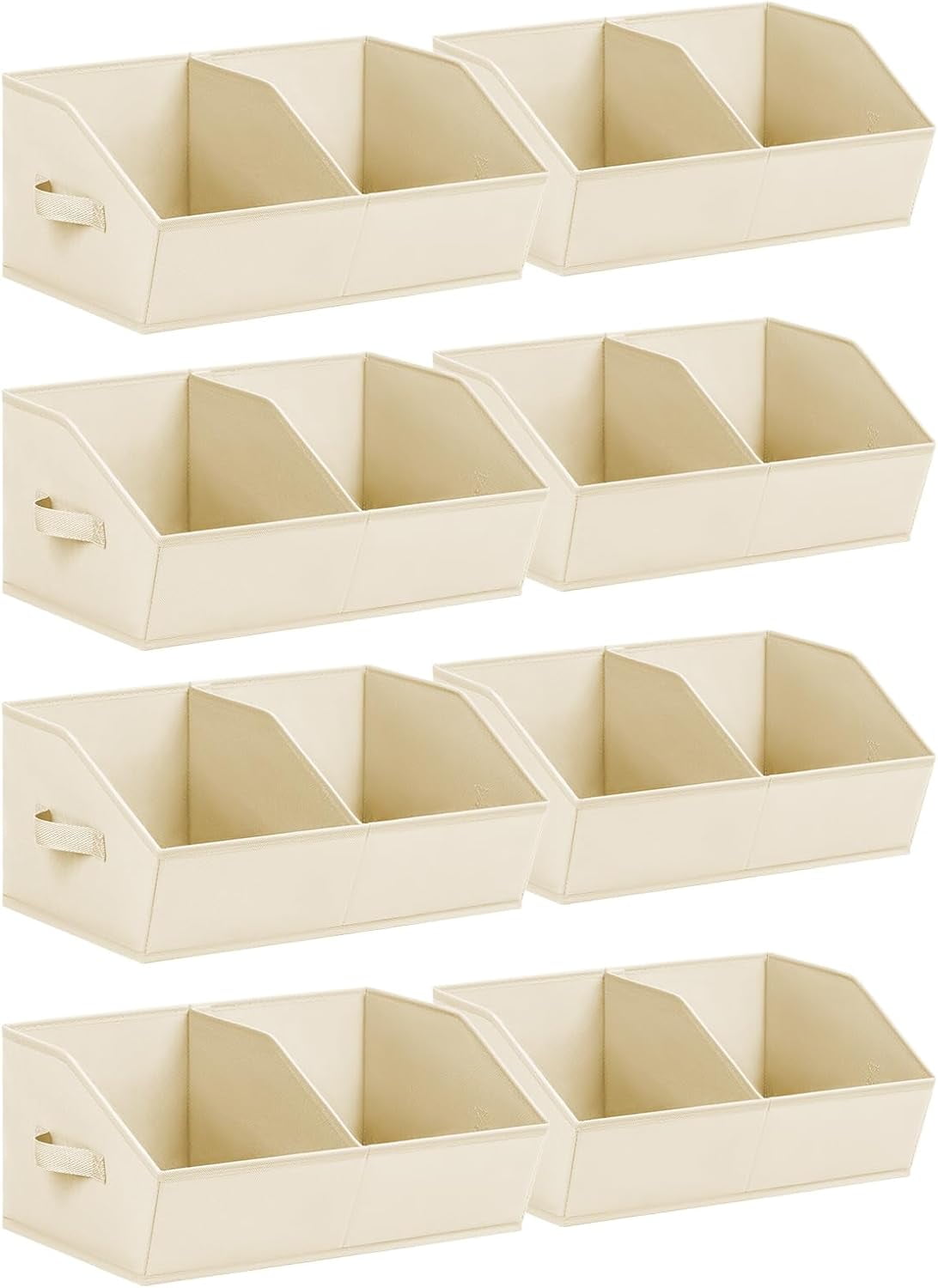 Closet Organizers and Storage Bins - 8 Pack Collapsible Divided ...