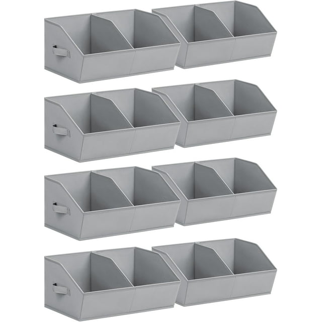 Closet Organizers and Storage Bins - 8 Pack Collapsible Divided ...