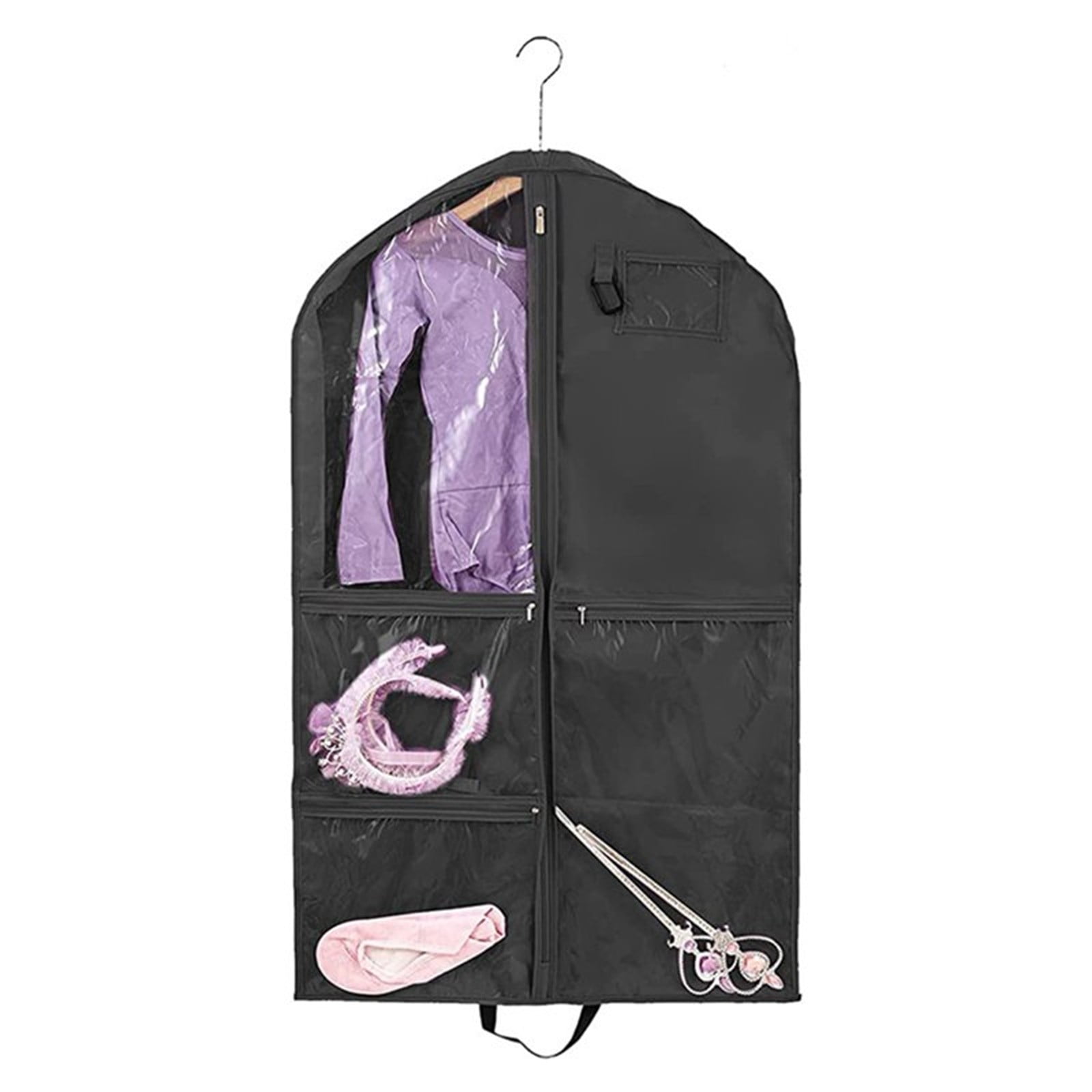 Closet Organizers and Storage Garment Bags for Hanging Clothes Clear ...