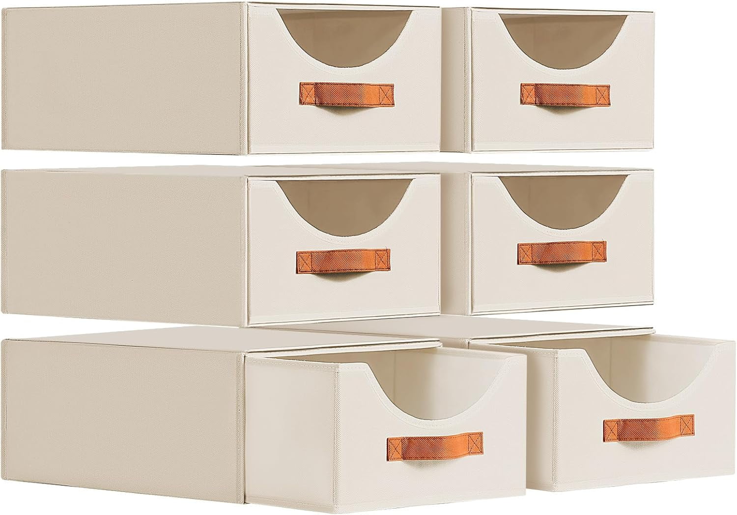 Closet Organizers and Storage - Fabric Storage Bins with Drawers ...