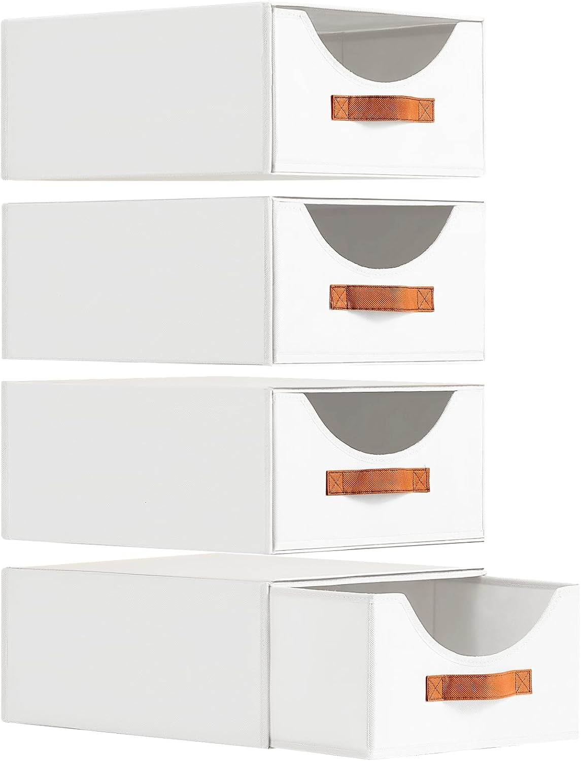 Closet Organizers and Storage - Large Stackable Storage Bins with ...