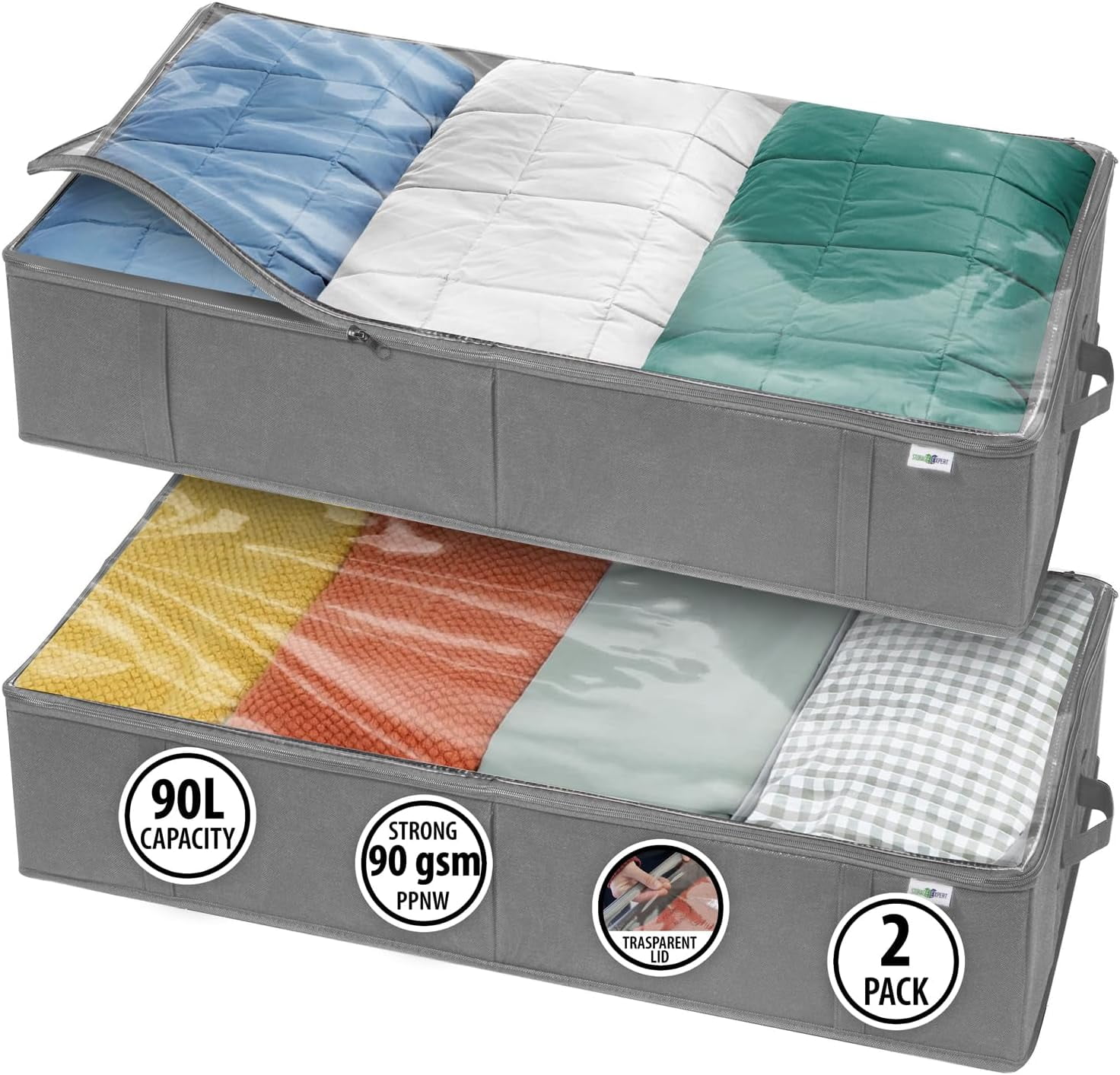 Closet Organizers and Storage - Maximize Space with Under Bed Storage ...