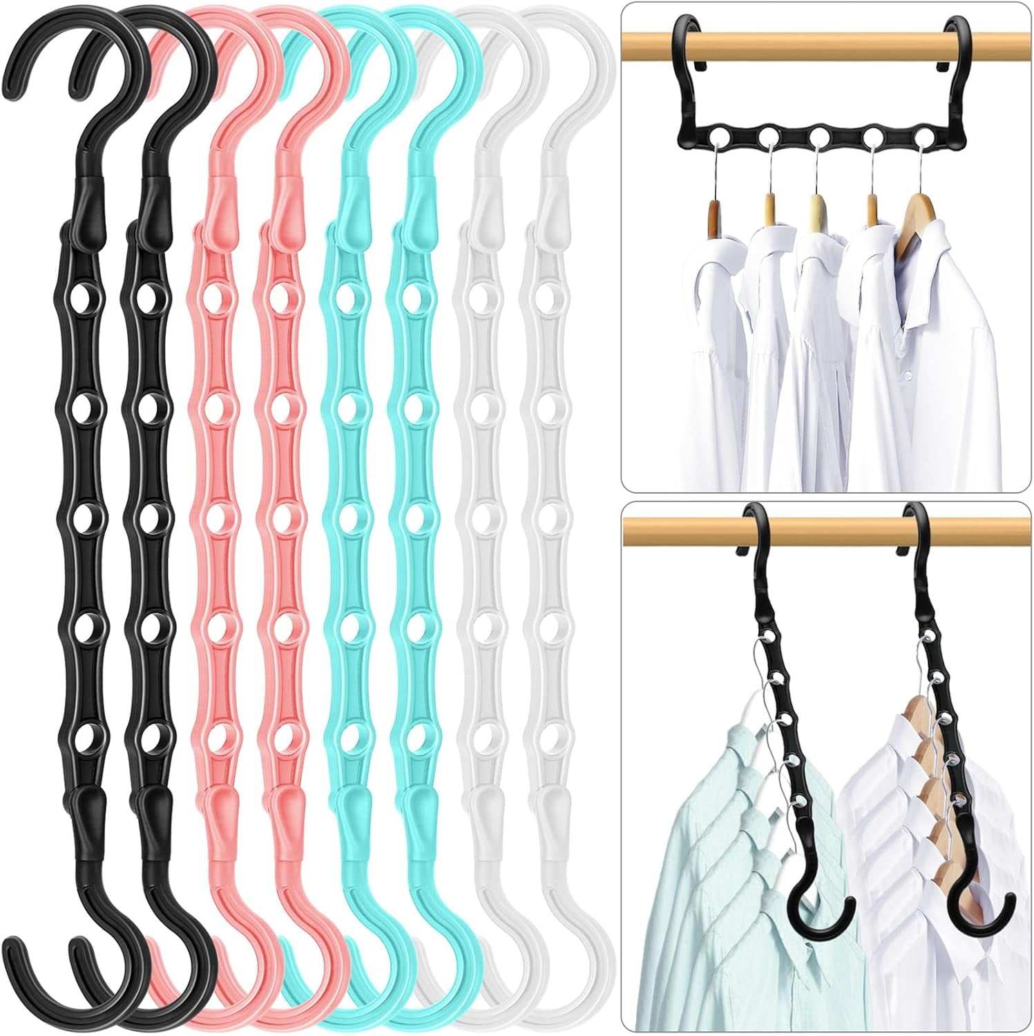 Closet Organizers and Storage, Sturdy Space Saving Hanger for Heavy ...