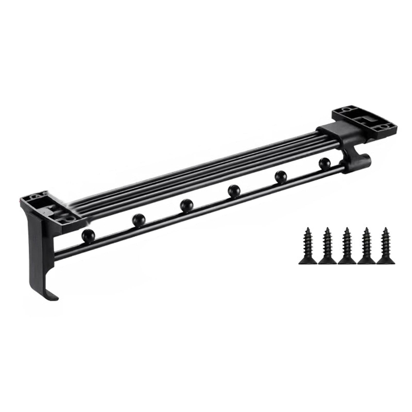 Closet Rod, Adjustable Hanger Rod, Space Saving Closet Organizer ...