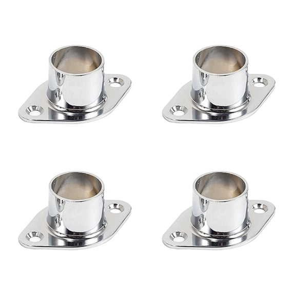 Closet Rod Sockets Wardrobe Bracket for Curtain Closet Rod Flange ...