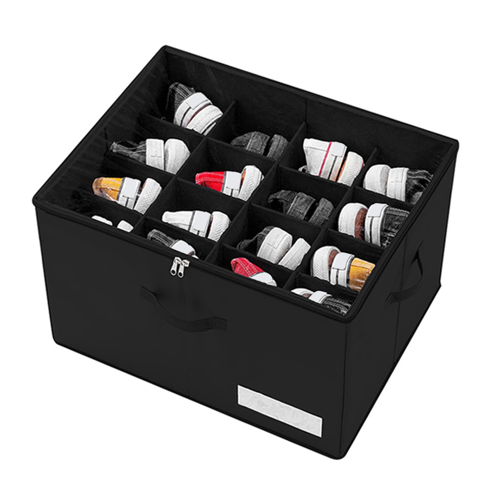 Closet Shoe Organizer Storage Box with Transparent Lid Multiple ...