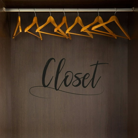 Closet Signage Decal Area Label Signage Shoe Closet Storage Organizer ...