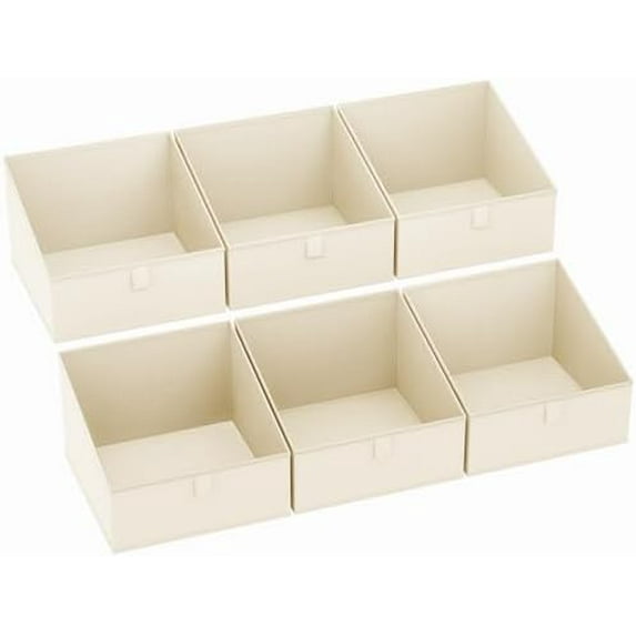 Closet Storage Bins - Fabric Storage Baskets for Shelves, Collapsible ...
