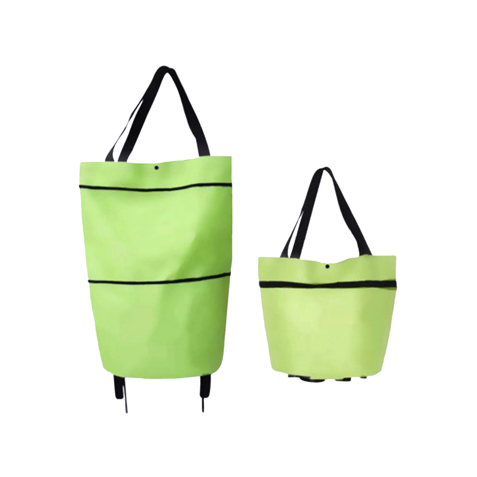 Closet Storage Foldable Shopping Bag Trolley Oxford Cart Wheel Handbag ...