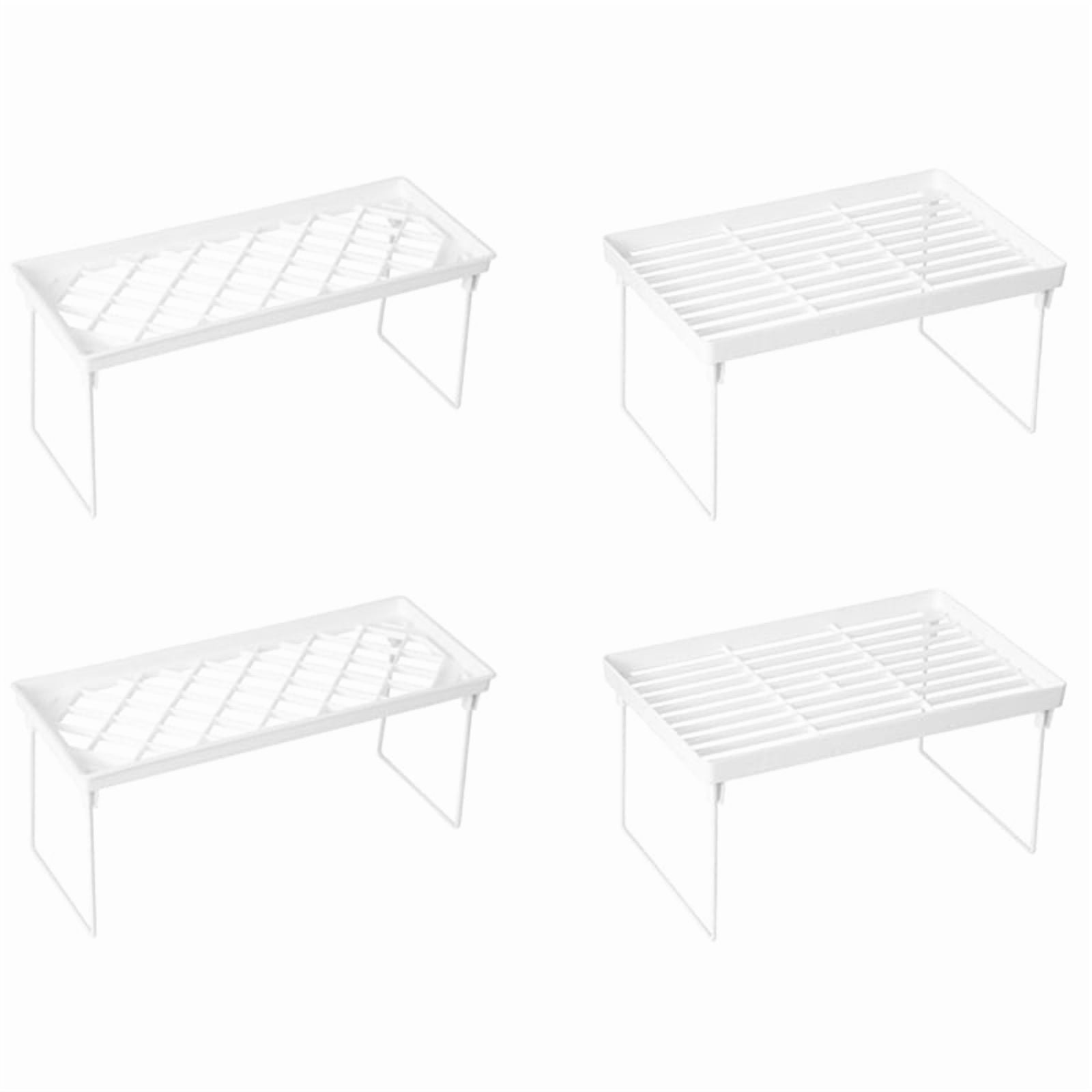 Closet Storage Rack Foldable Shelf Spice Desktop Plastic - Walmart.com