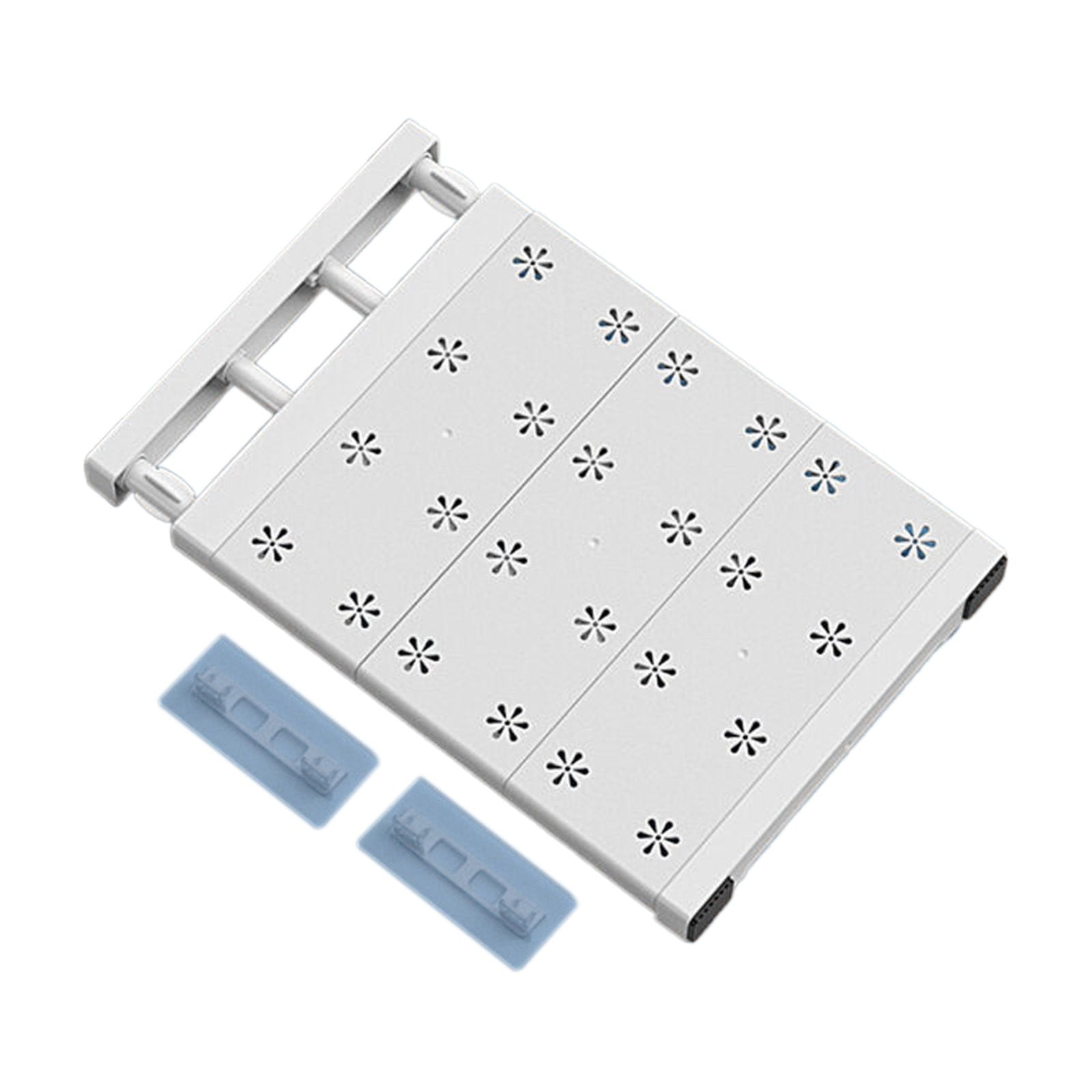 Closet Tension Shelf Expandable Metal Storage Rack Adjustable Organizer ...