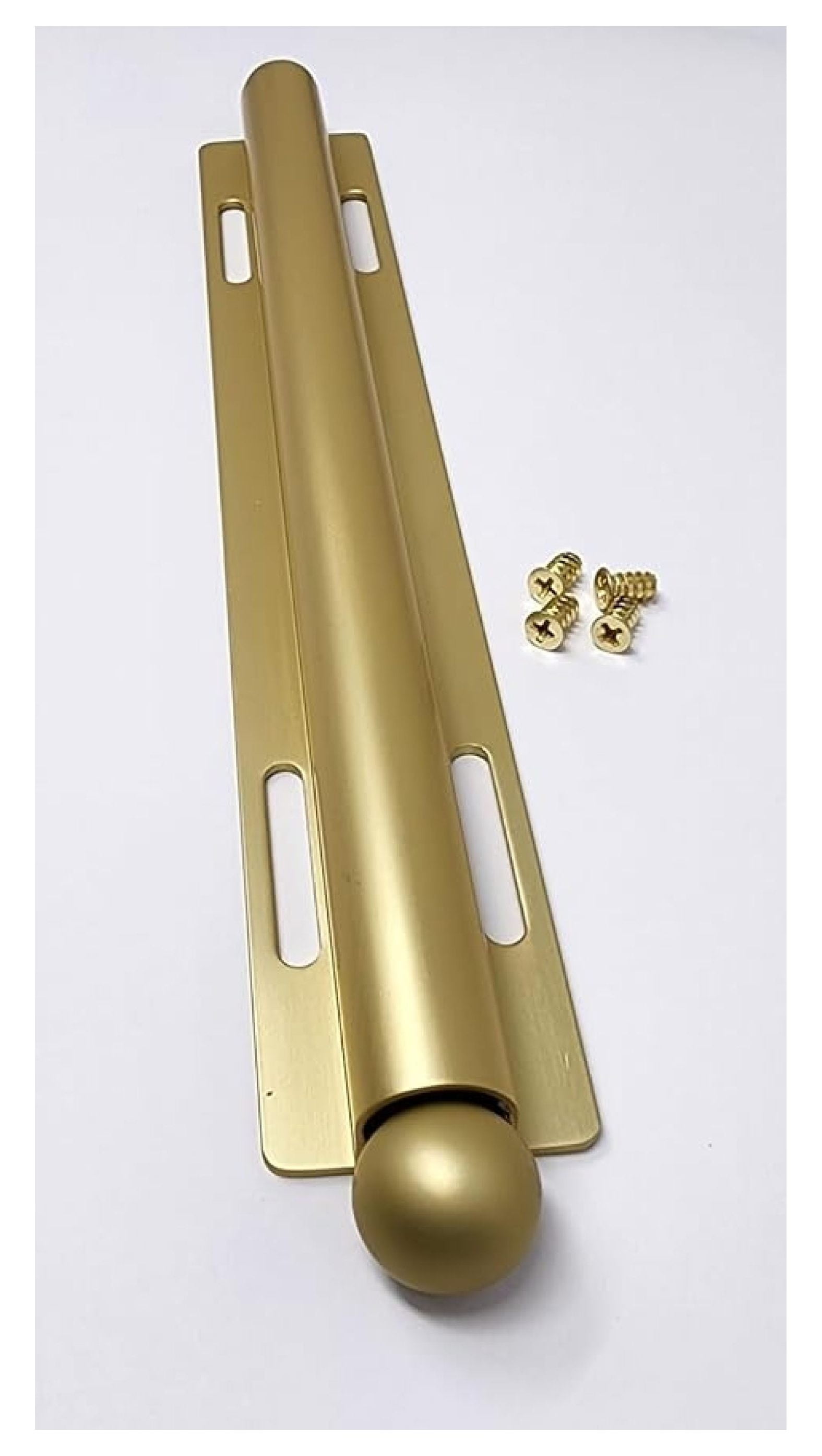 Closet Valet Rod, 12-Inch Expandable Pullout Wardrobe Rod - Matte Brass ...