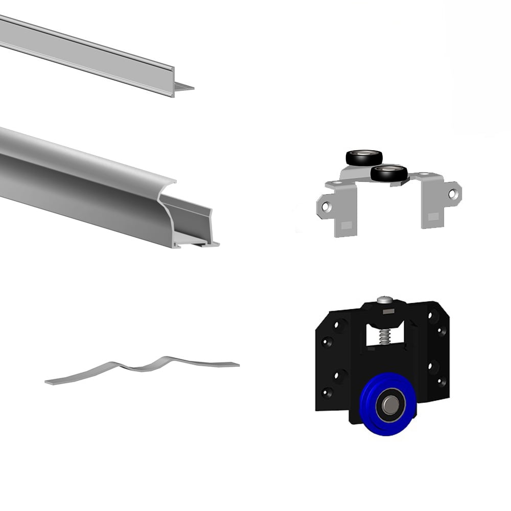 Closet door rollers kit for SLID’UP 280 - Silver - Walmart.com