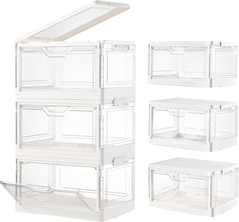Closet organizers and storage,stackable storage bins with wheels,Clear ...