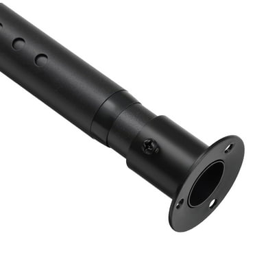 "HSS 36"" Steel Clothes Hanging Rod, Chrome, 1-Pack with L-Brackets and ...