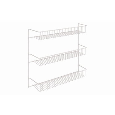 Kojem 6-Level Wall-Mounted Lumber Rack, 600lb Capacity, Metal - Orange ...