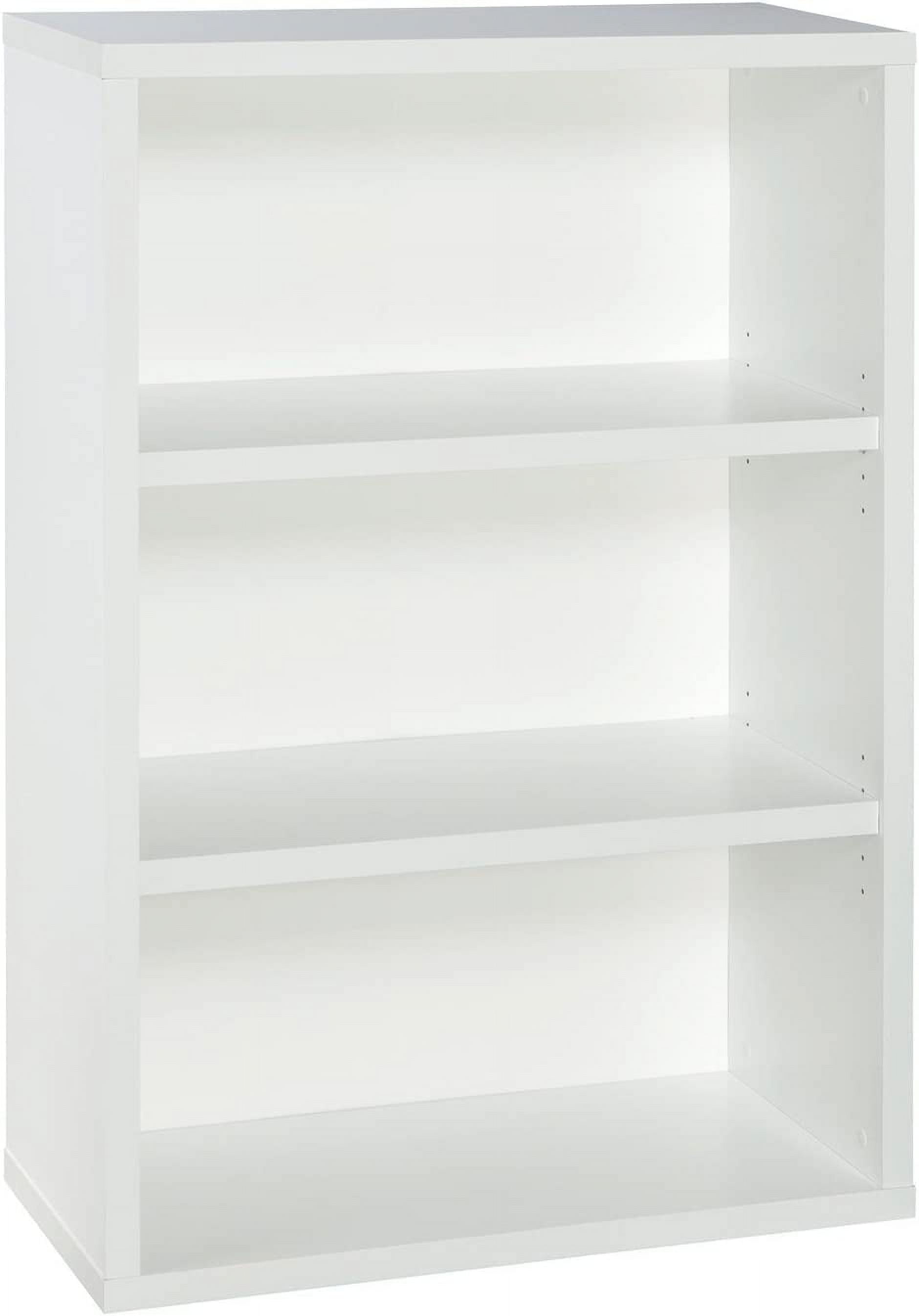 ClosetMaid Bookshelf with 5 Shelf Tiers Adjustable Shelves Tall ...