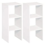 ClosetMaid 2-Cube Stackable Organizer System, Office Shelf Rack ...