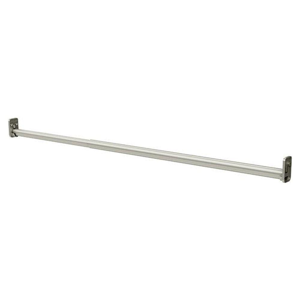 ClosetMaid Style+ 30-48 in. W Satin Nickel Adjustable Hang Rod ...