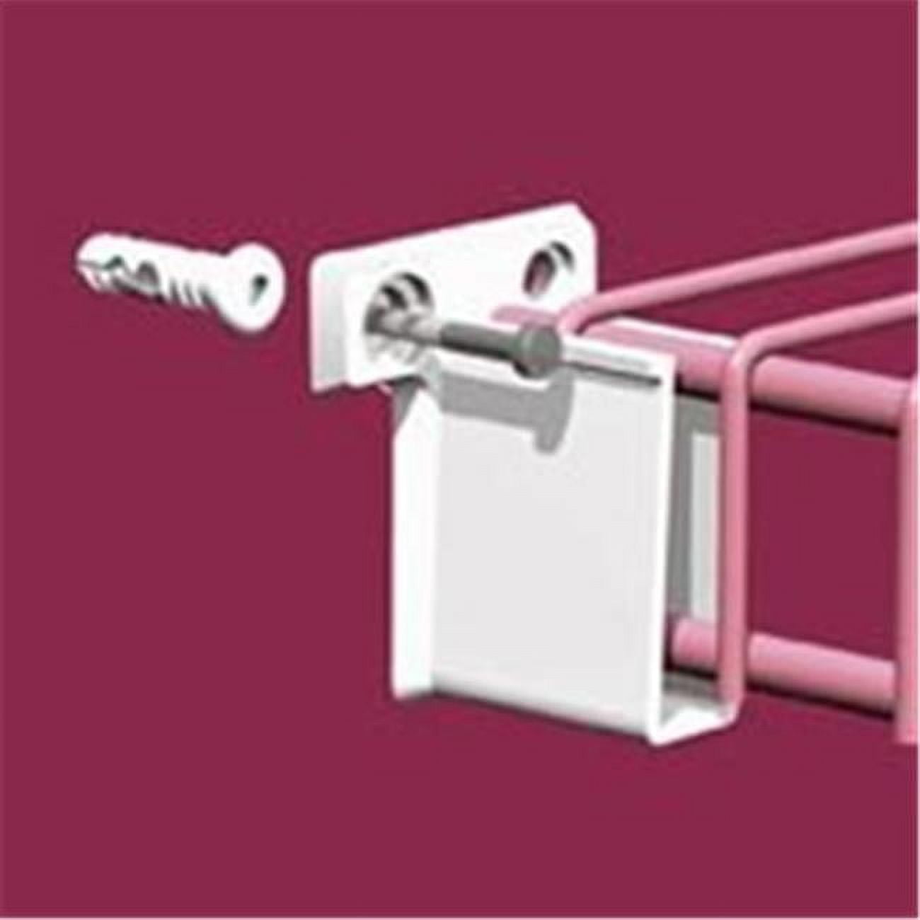 Closetmaid 71926 Resin Wall Bracket, White, 2-7/8" X 2-1/8" X 1-3/4", 2 ...