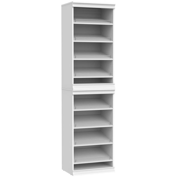 Closetmaid Ms-2116-8S Modular Storage Set Of (2) 21"W 4 Shelf Storage ...