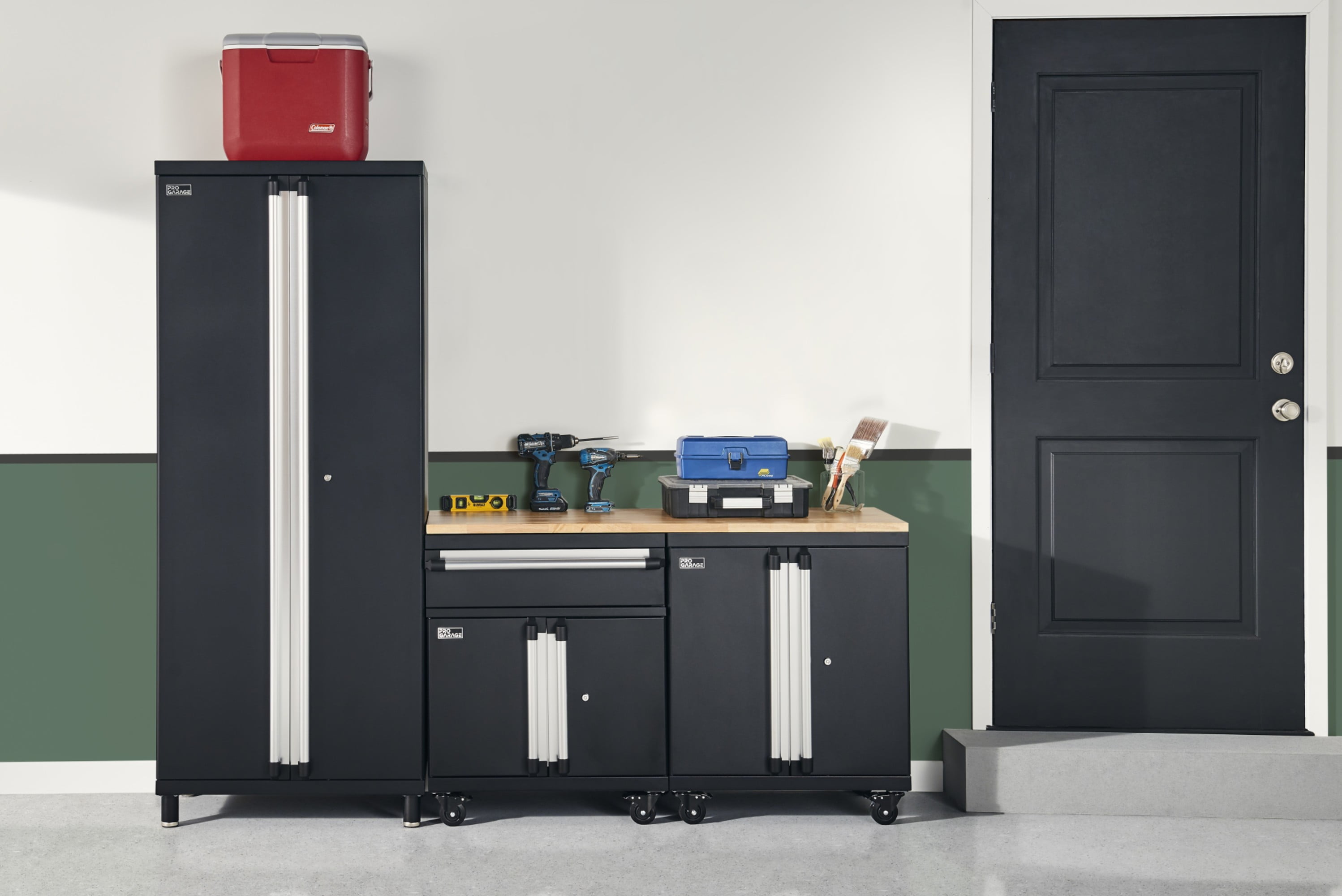 Closetmaid Pg4-8418 Progarage 4 Piece Steel Garage Workshop Storage ...