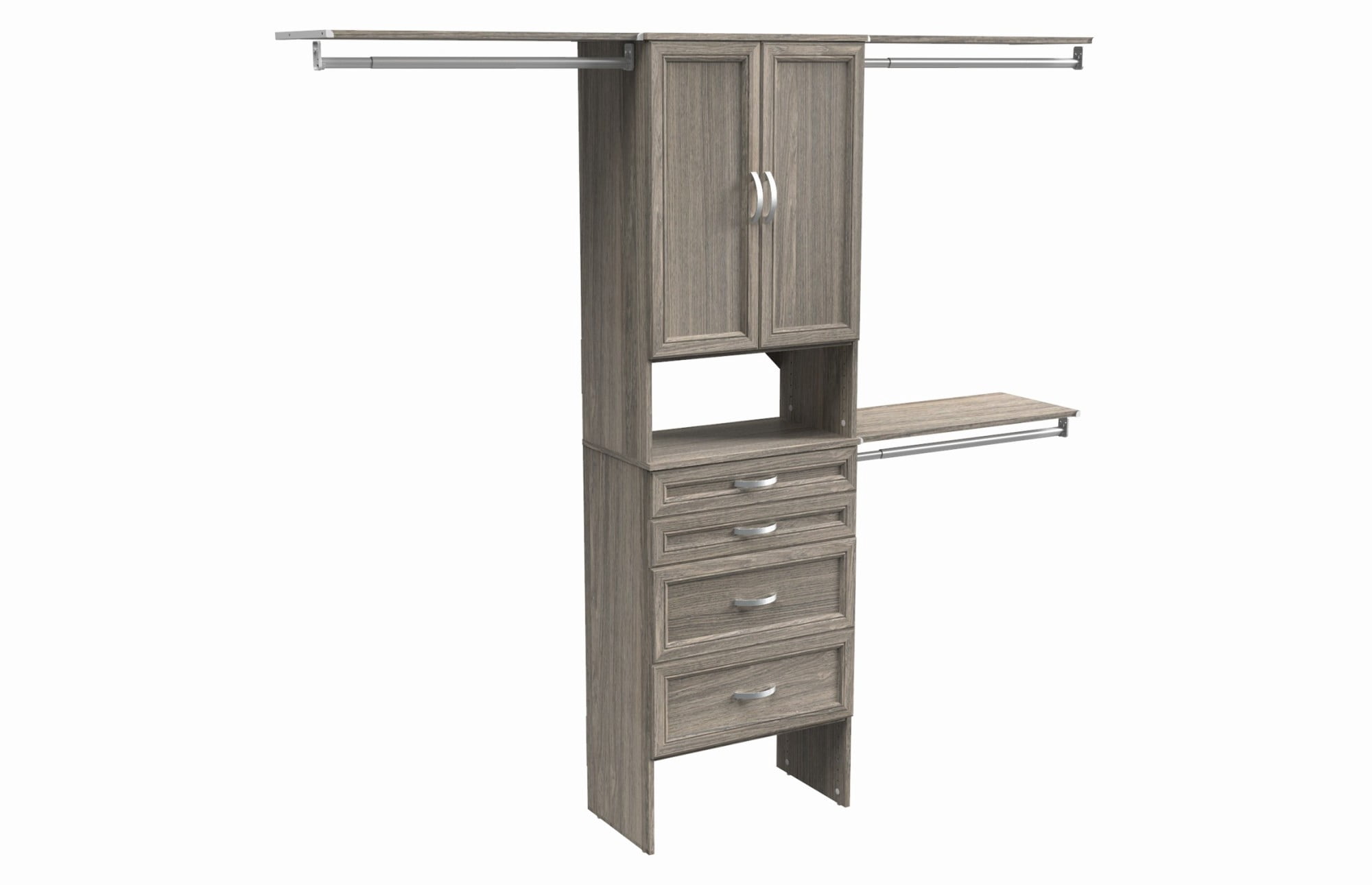 Closetmaid Ss25-Cos2d4dr Suitesymphony 7 To 10 Foot Wide Closet System ...