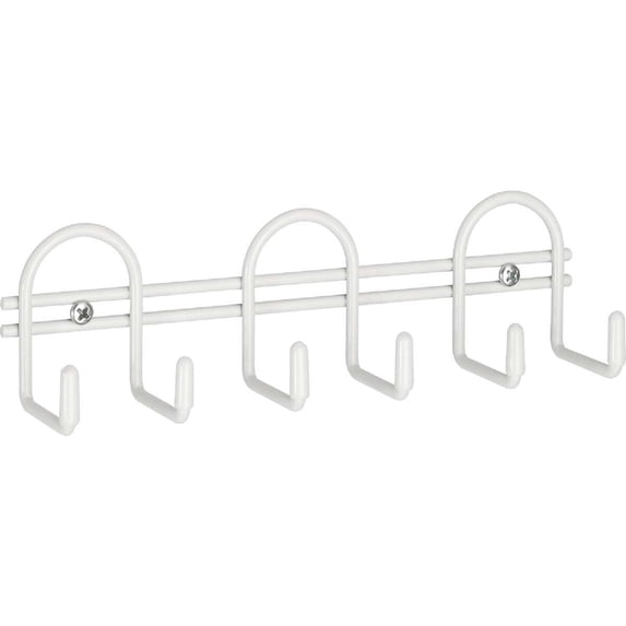 Closetmaid Easy Access White Utility Hook Rail for Accessories 509200 ...