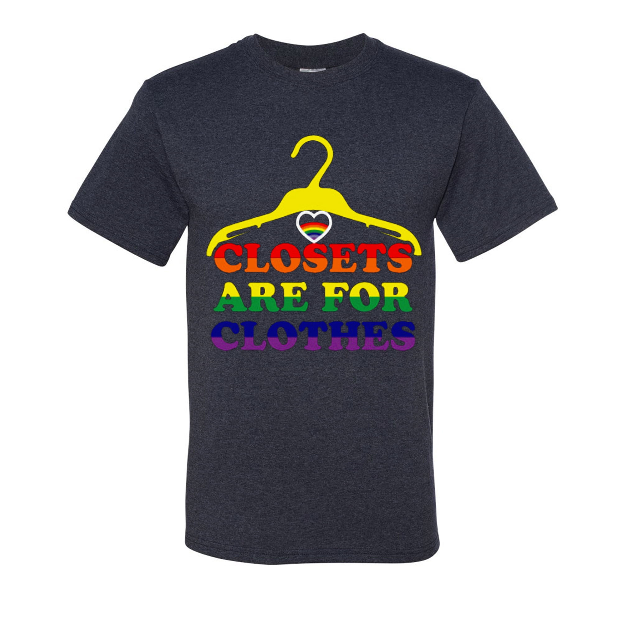 Closets Are For Clothes LGBT Rainbow Pride Mens T-shirts , Vintage ...