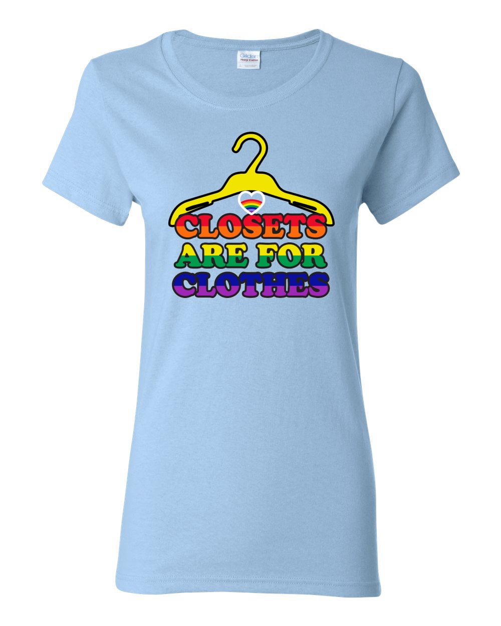 Closets Are For Clothes LGBTQ Gay Pride | Womens LGBT Pride Graphic T ...