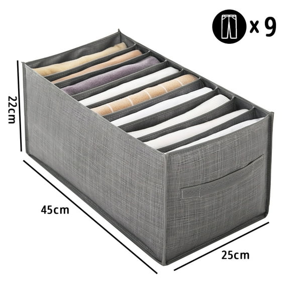 Closets Clothes Organizer Foldable Clothing Jeans Storage Box Closet ...